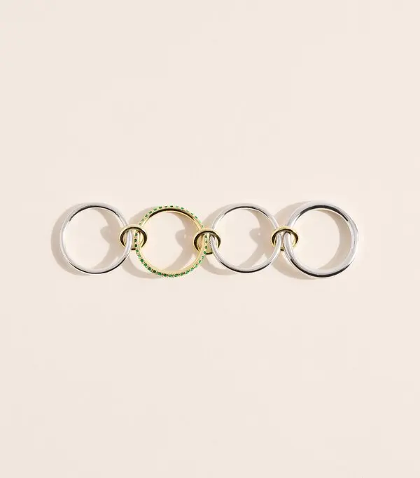 SPINELLI KILCOLLIN Sterling And Yellow Gold Emerald Ring