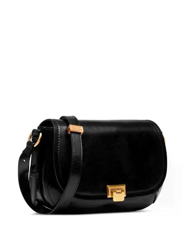 THE BRIDGE Federica Leather Cross Body Bag - Black