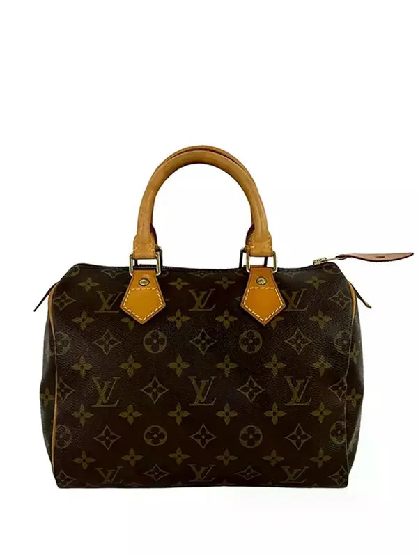 LOUIS VUITTON 1994 Monogram Speedy 25 Boston Bag - Brown