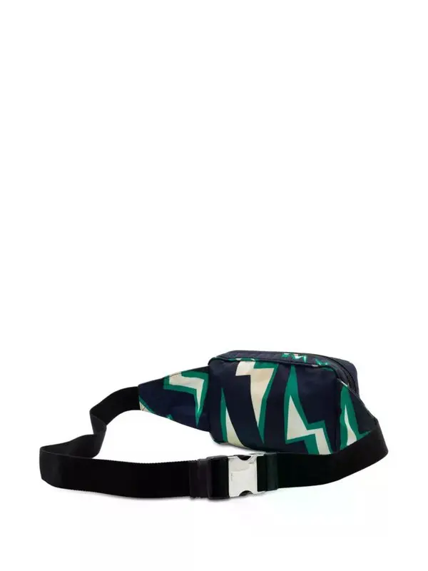 Prada Tessuto Frankenstein Thunder Belt Bag - Blue