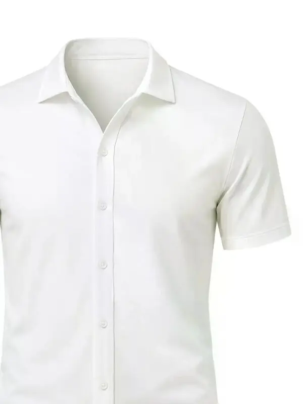 PATRICK ASSARAF Short-sleeve Button-up Shirt - White