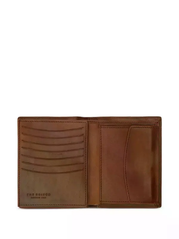 THE BRIDGE Logo-debossed Leather Wallet - Brown
