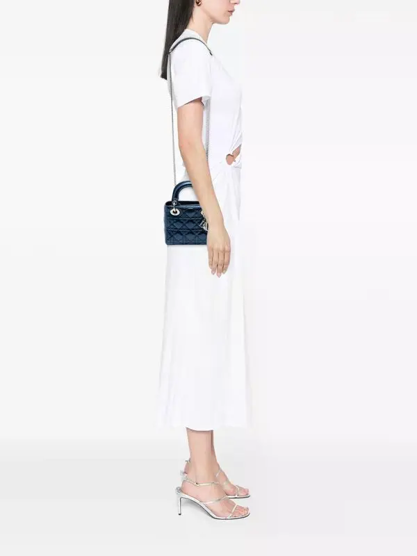 Dior Mini Lady Satchel - Blue