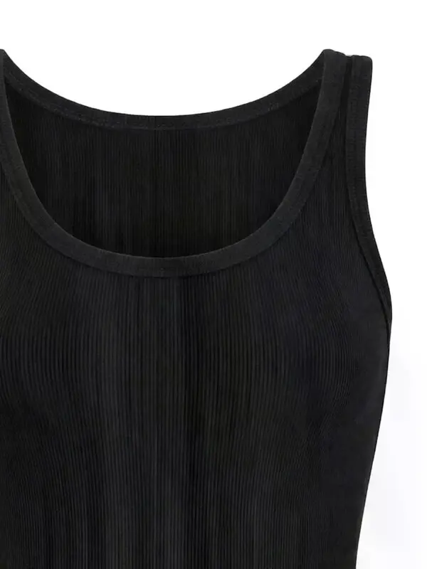 PATRICK ASSARAF Ribbed Knit Tank Top