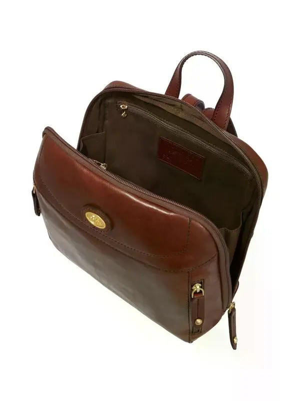 THE BRIDGE Leather Zip-fastening Backpack