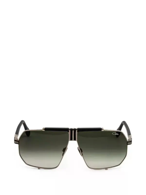 Cazal 996 Geometric-frame Sunglasses - Silver