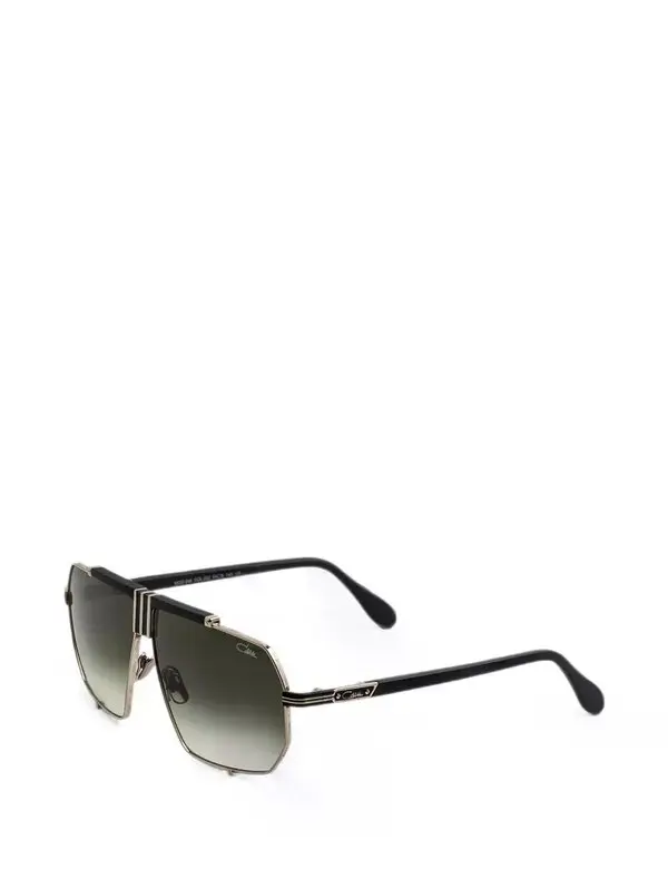 Cazal Geometric Frame Sunglasses - Silver