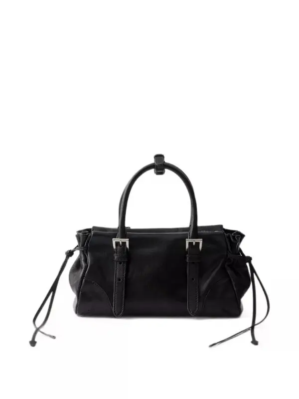 Prada Bonnie Small Leather Bag - Black