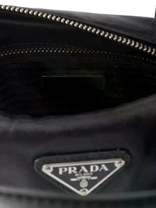 Prada Bonnie Small Leather Bag - Black