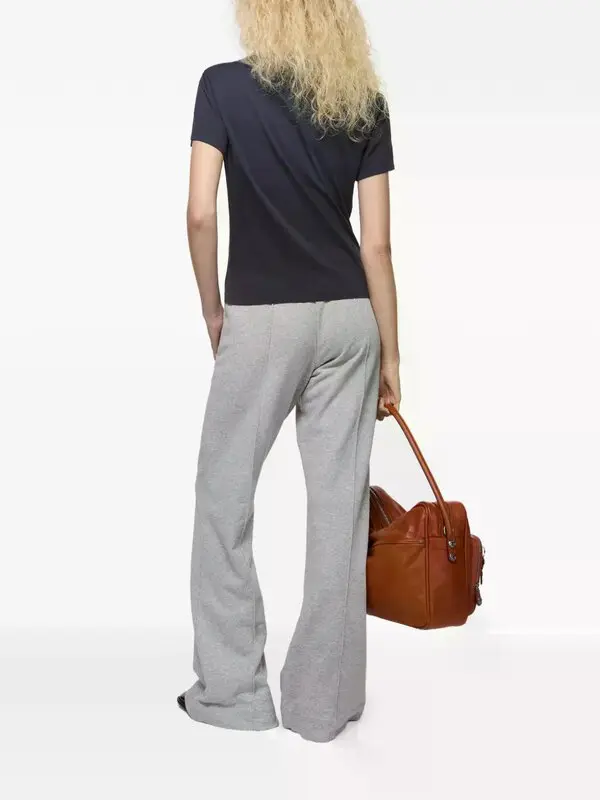Acne Studios Logo Embroidered Cotton T-shirt