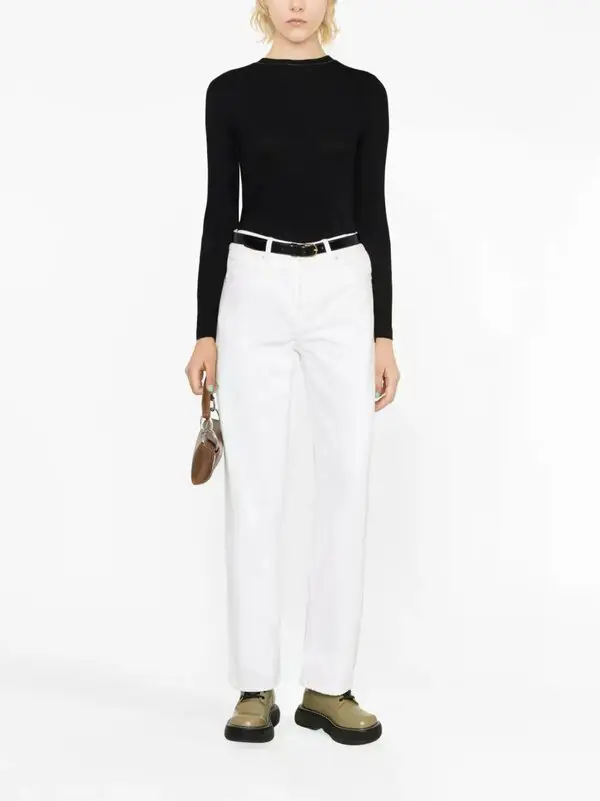 Brunello Cucinelli Monili Bead-embellished Crewneck Top