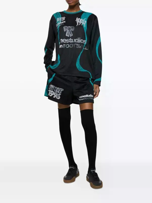 Acne Studios Sports Jersey Graphic T-shirt