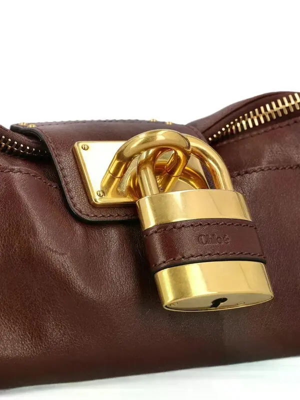 Chloé Paddington Leather Shoulder Bag - Brown