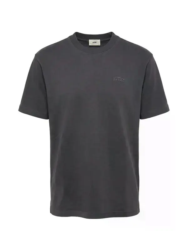 AUTRY Logo-embroidered Cotton T-shirt
