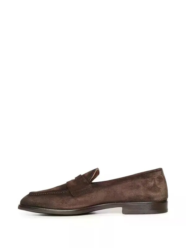 John Galliano Tequila Suede Penny Loafers
