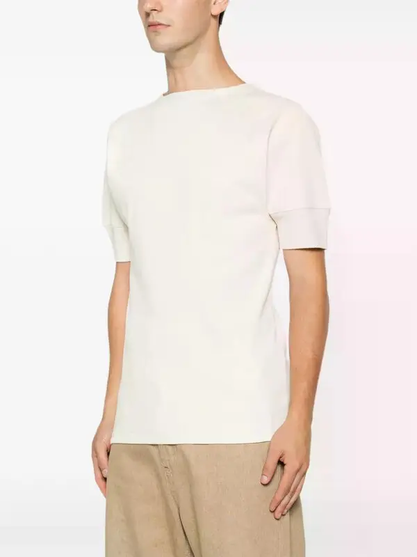 LEMAIRE Ribbed-knit Short-sleeved T-shirt
