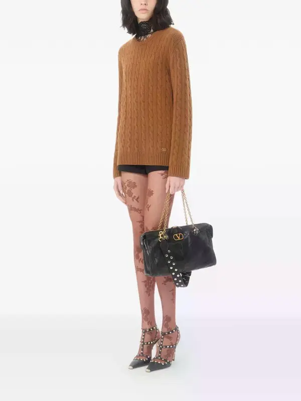 Valentino Garavani Cashmere Cable Knit Sweater