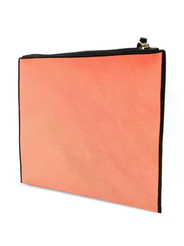 Patrizia Pepe Logo Print Clutch Bag