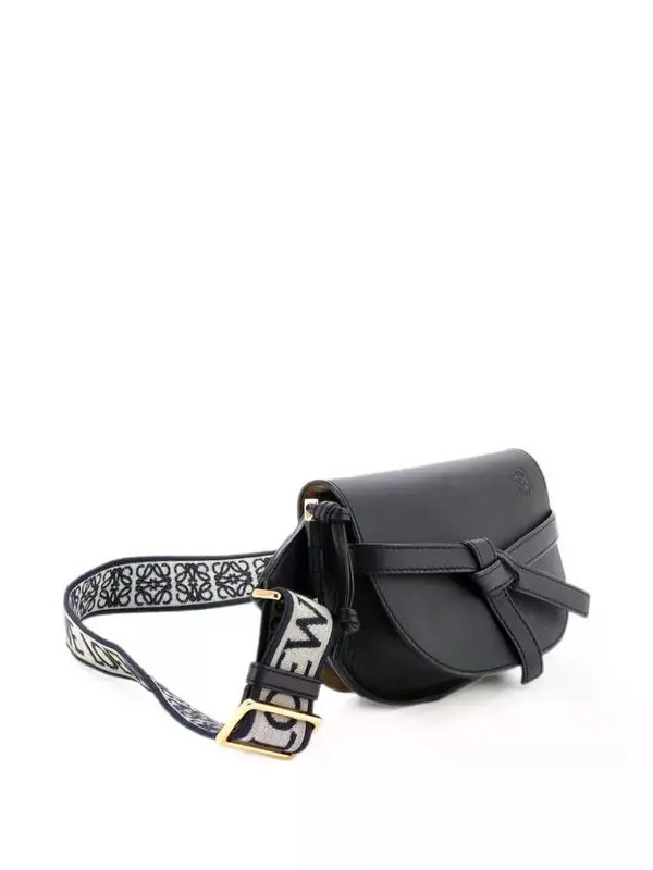 Loewe Gate Dual Leather Mini Bag - Black