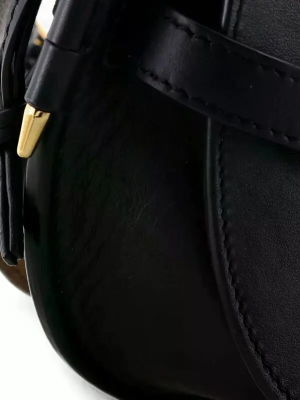 Loewe Gate Dual Leather Mini Bag - Black