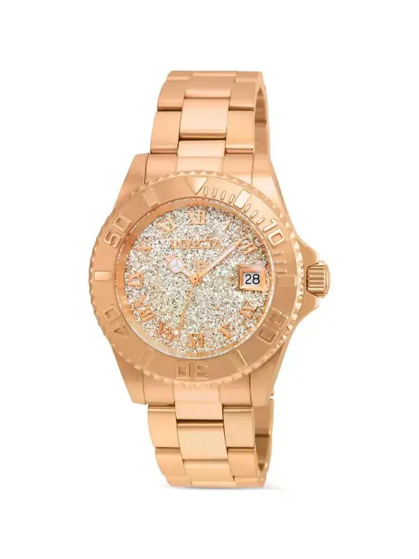 INVICTA Angel 40mm Watch With Embellished Dial - Pink