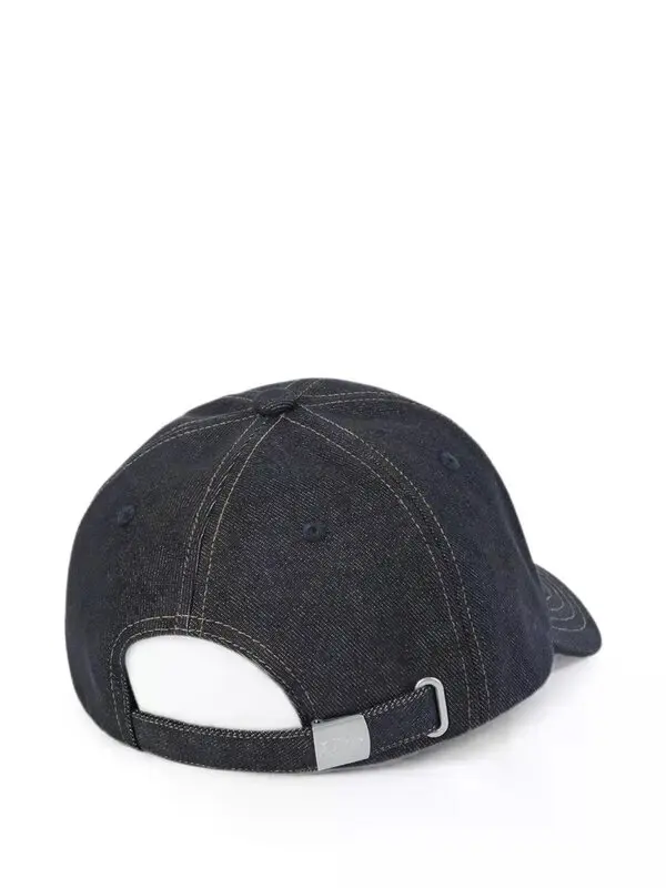 Kenzo Logo-embroidered Denim Baseball Cap - Blue