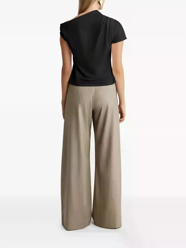 Anna Quan Astra One-shoulder Draped T-shirt