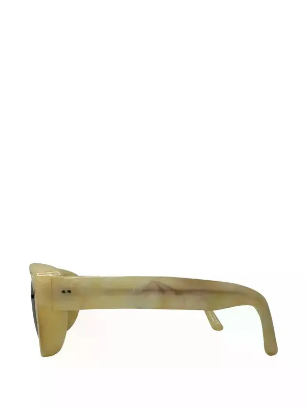 Linda Farrow X Dries Van Noten Square-frame Sunglasses - Neutrals