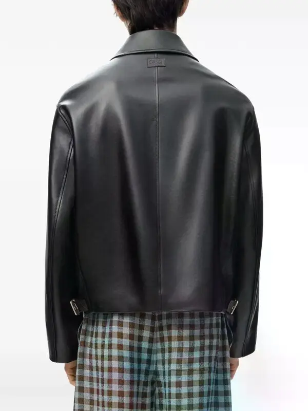 Loewe Zip-up Leather Jacket
