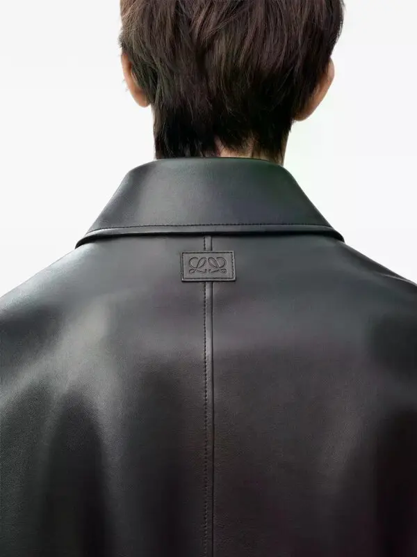 Loewe Zip-up Leather Jacket