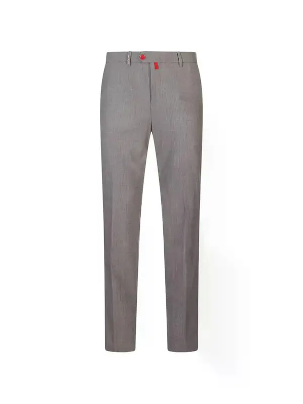 Kiton Tailored Trousers With Pressed Crease