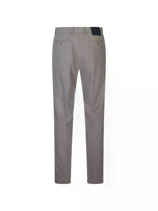 Kiton Tailored Trousers With Pressed Crease