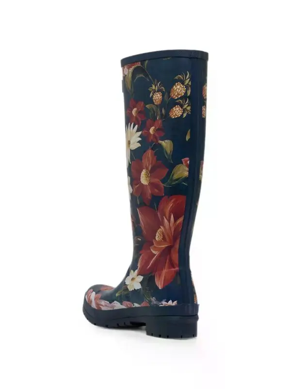 Barbour X Farm Rio Floral Print Rubber Boots
