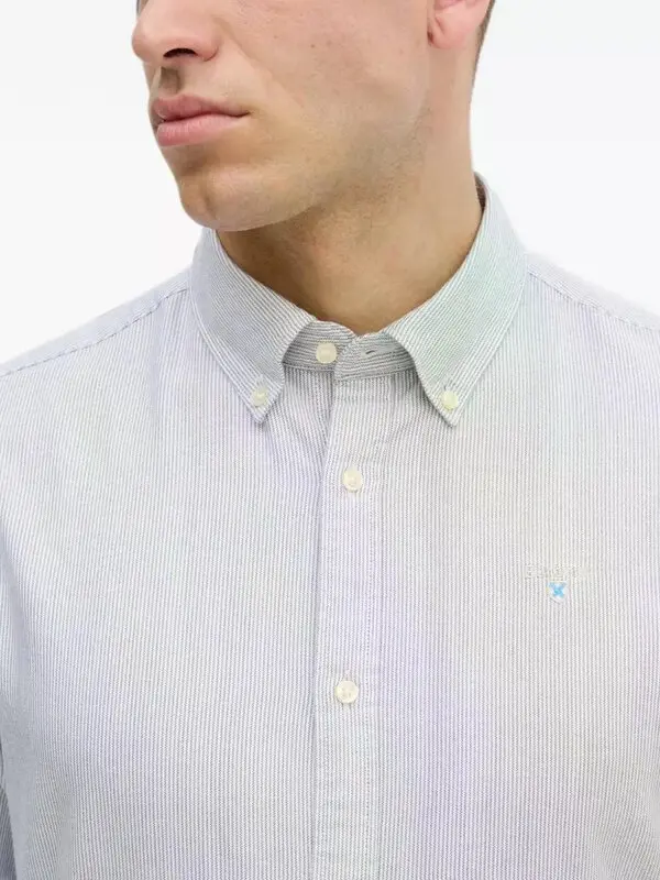 Barbour Stripe-pattern Shirt - Blue