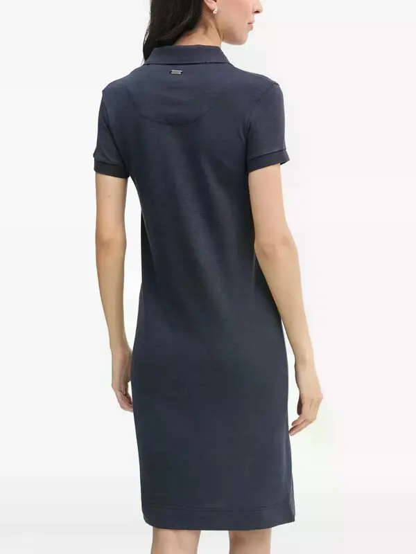 Barbour Logo Embroidered Piqué Mini Dress