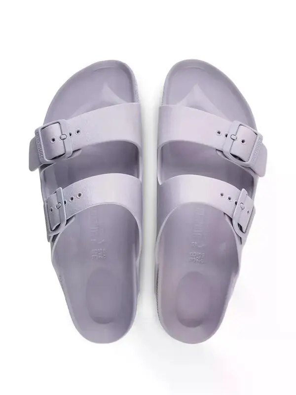 BIRKENSTOCK Arizona Buckle-fastening Slides - Purple