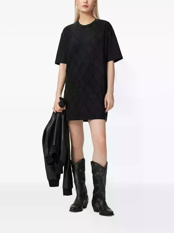 ALLSAINTS Darcey Bead-embellished Mini Dress
