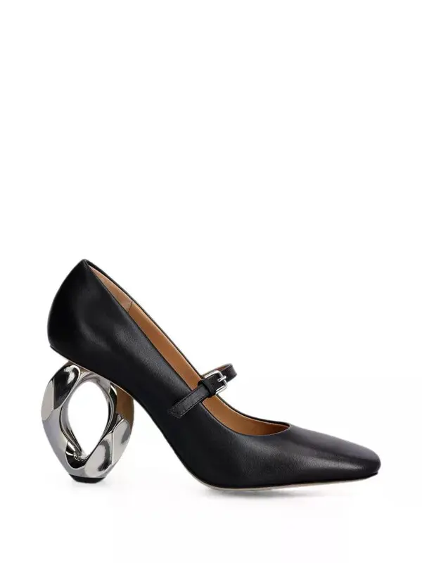 JW Anderson Buckle-strap Heeled Pumps - Black