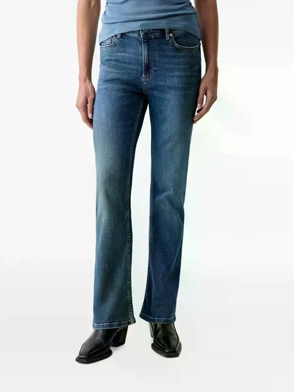 ALLSAINTS Haldan Faded Bootcut Jeans