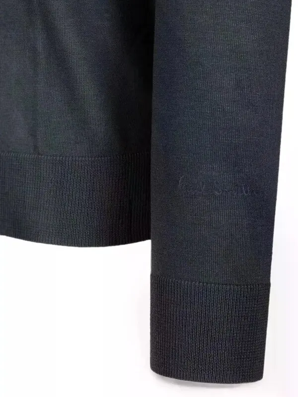 Paul Smith Crew Neck Long Sleeve Sweater - Grey