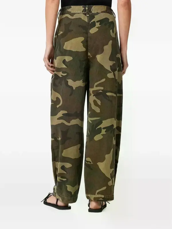 ALLSAINTS Camouflage Print Pleated Trousers