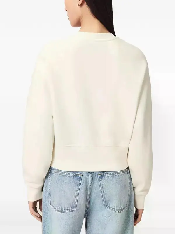 ALLSAINTS Embellished Cropped Sweatshirt