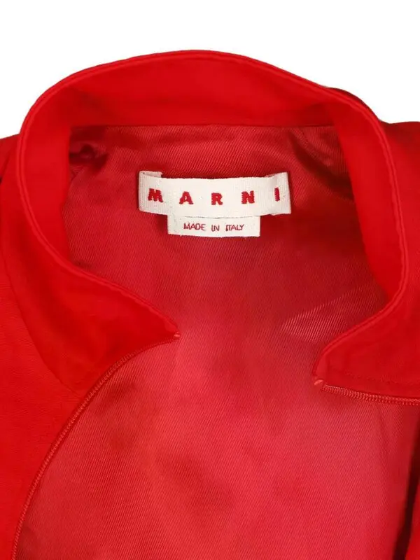 Marni Contrast Piping Zip-up Jacket