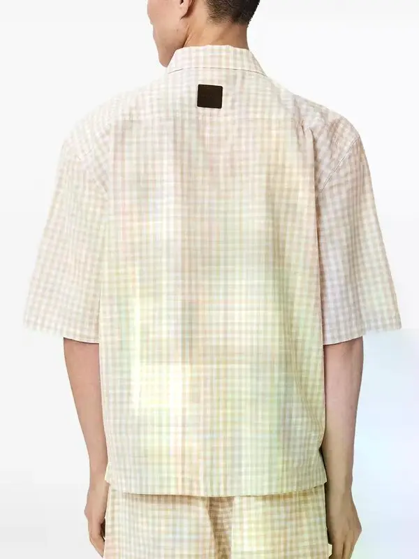 ALLSAINTS Rockland Gingham-check Short-sleeve Shirt