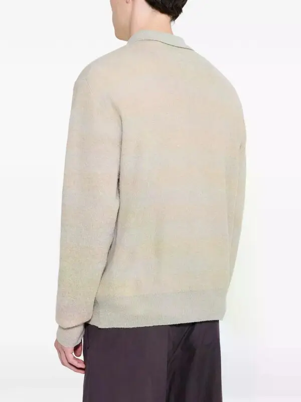SSSTEIN Striped Long-sleeve Polo