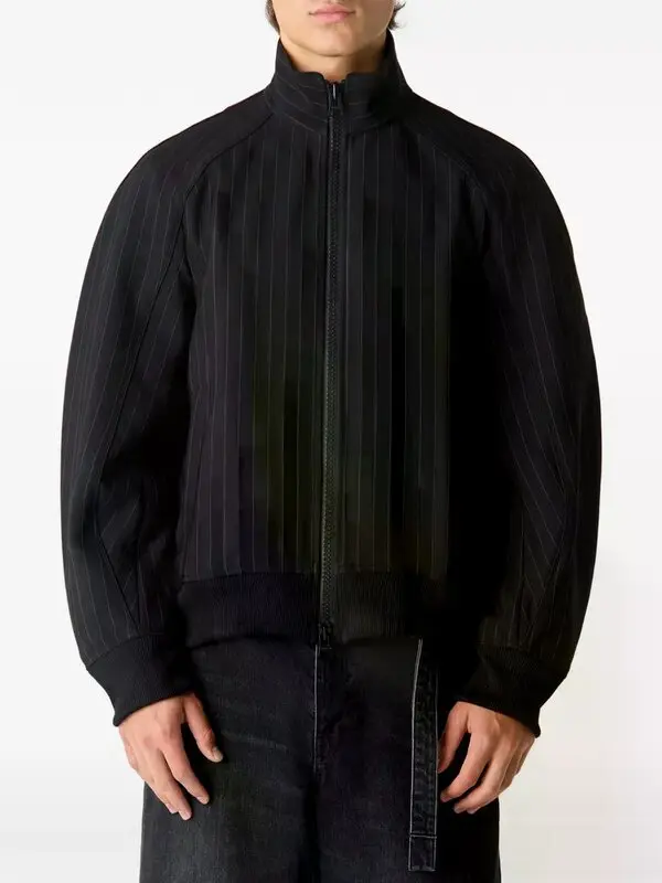 Sacai Pinstripe Bomber Jacket