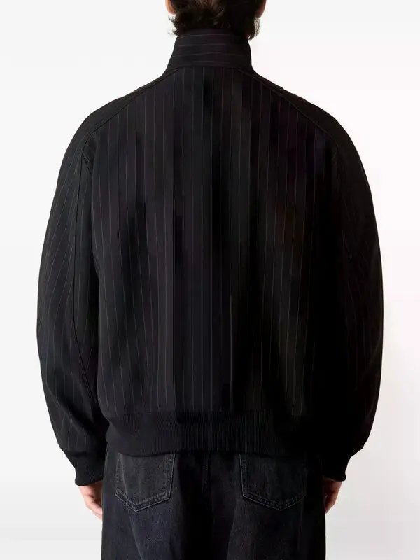 Sacai Pinstripe Bomber Jacket