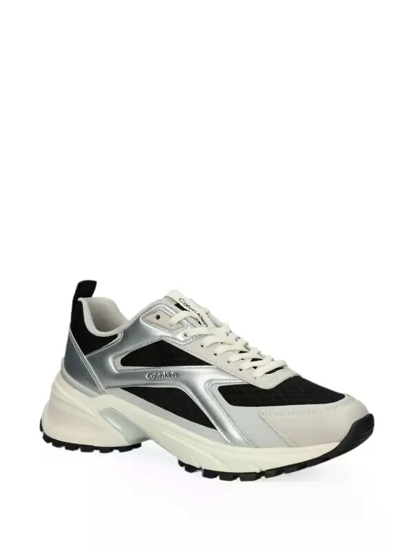 Calvin Klein Panelled Metallic Effect Sneakers