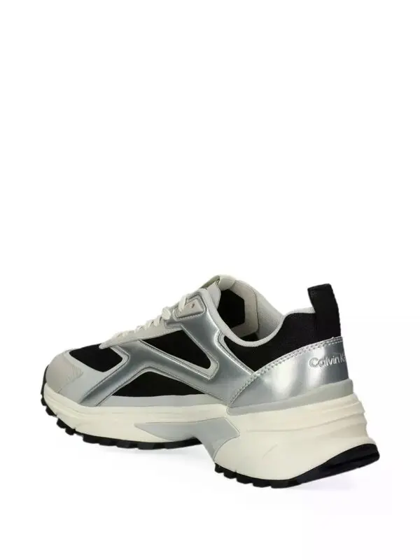 Calvin Klein Panelled Metallic Effect Sneakers