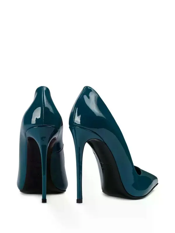 LE SILLA Eva Patent Leather Pumps - Blue